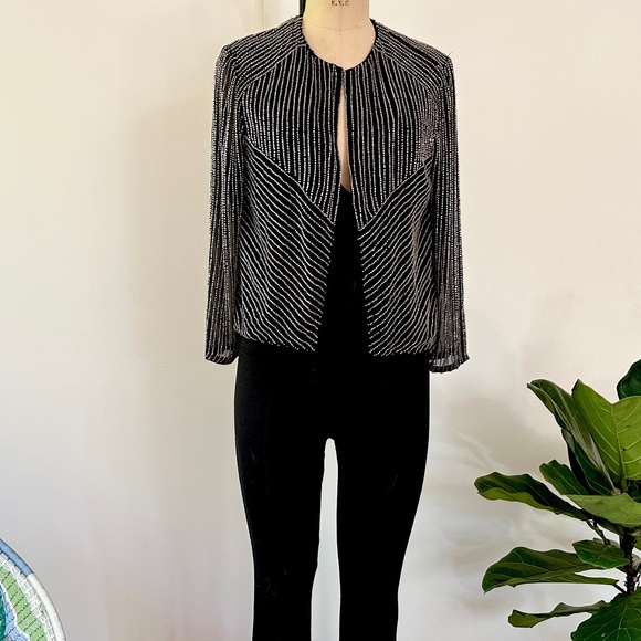 Yumi Kim | Jackets & Coats | Yumi Kim Black Sequin Cocktail Jacket Size ...